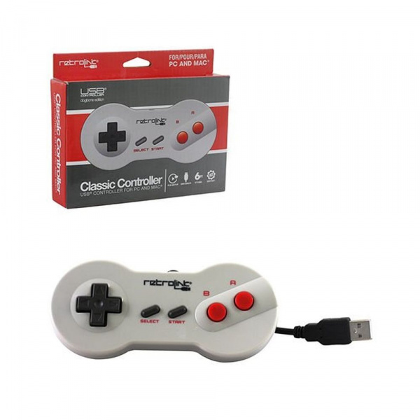 Retrolink NES Classic Controller For PC And MAC (Dogbone Edition) - www ...
