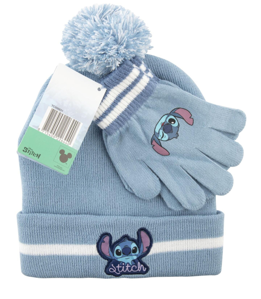 Lue Og Hansker Stitch One Size Barn - www.ronnys.no