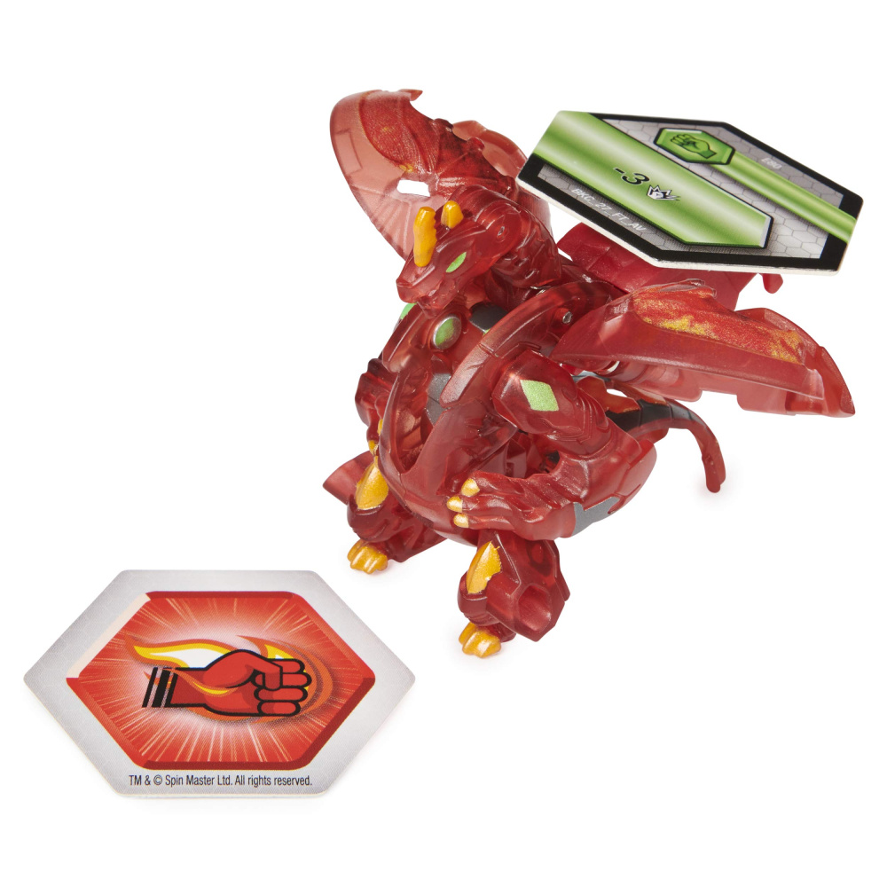 Bakugan Geogan Rising Dragonoid Ultra Red - www.ronnys.no
